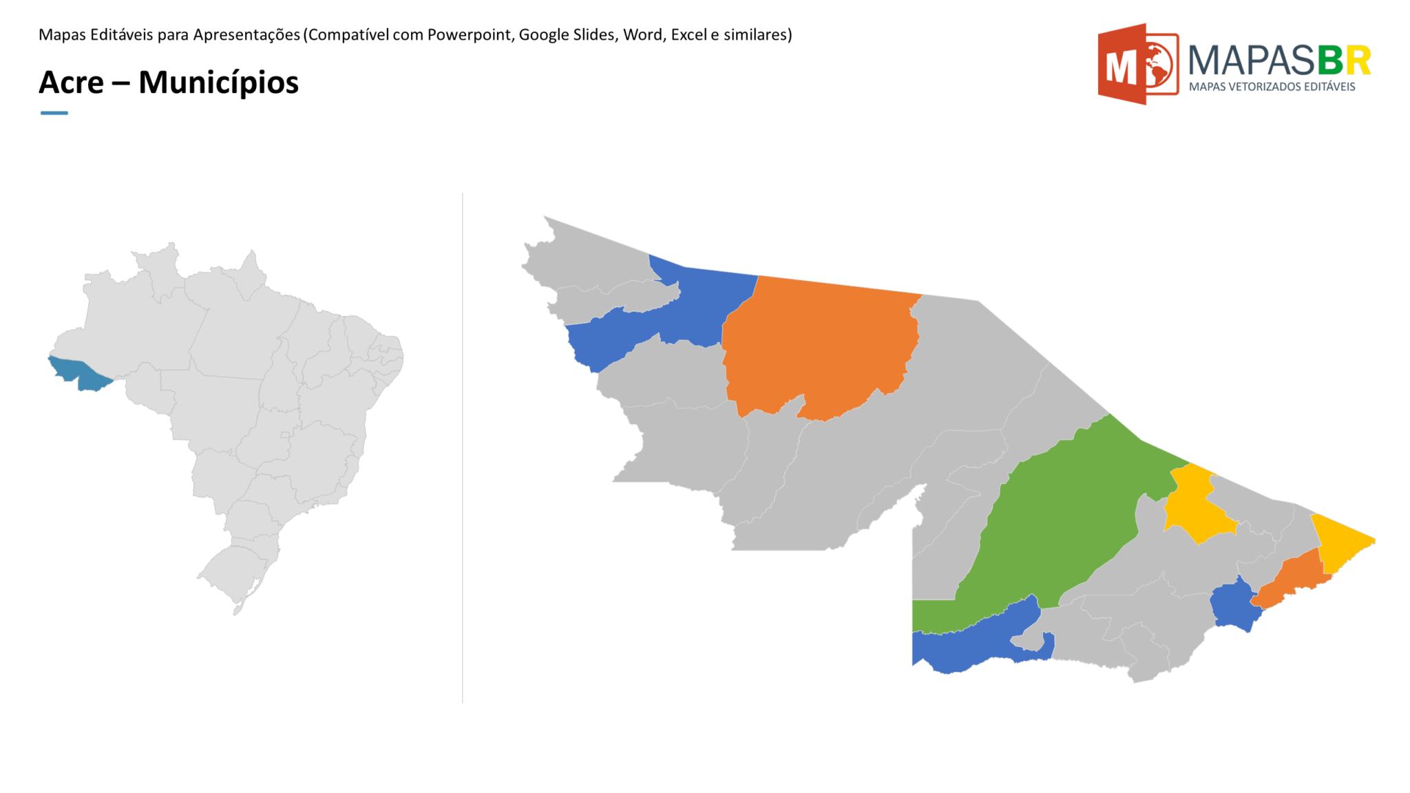 Mapas de Santa Catarina - Municípios e Regiões em SVG - Mapas BR
