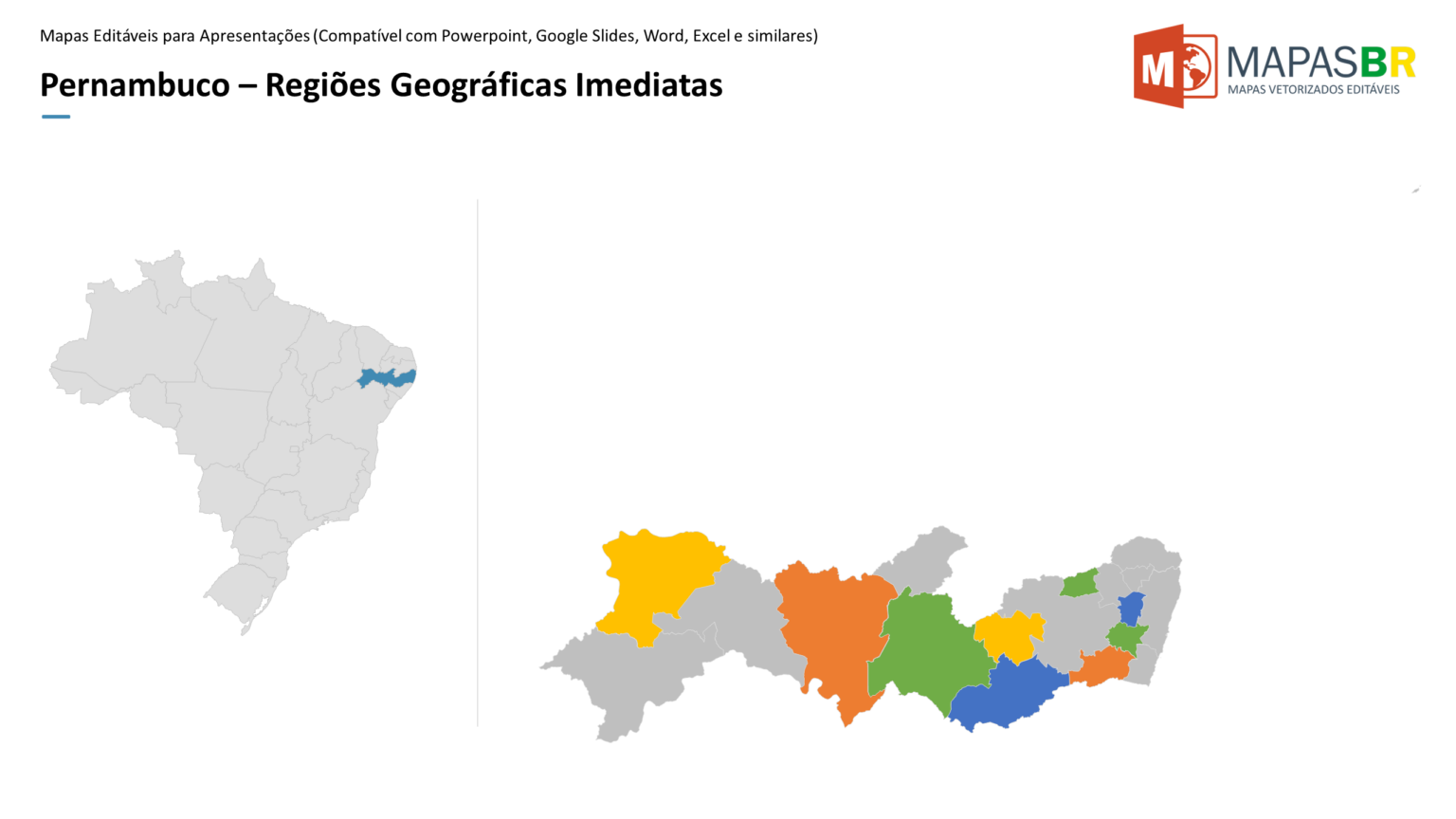 Mapas de Rondônia - Municípios e Regiões - Powerpoint - Mapas BR