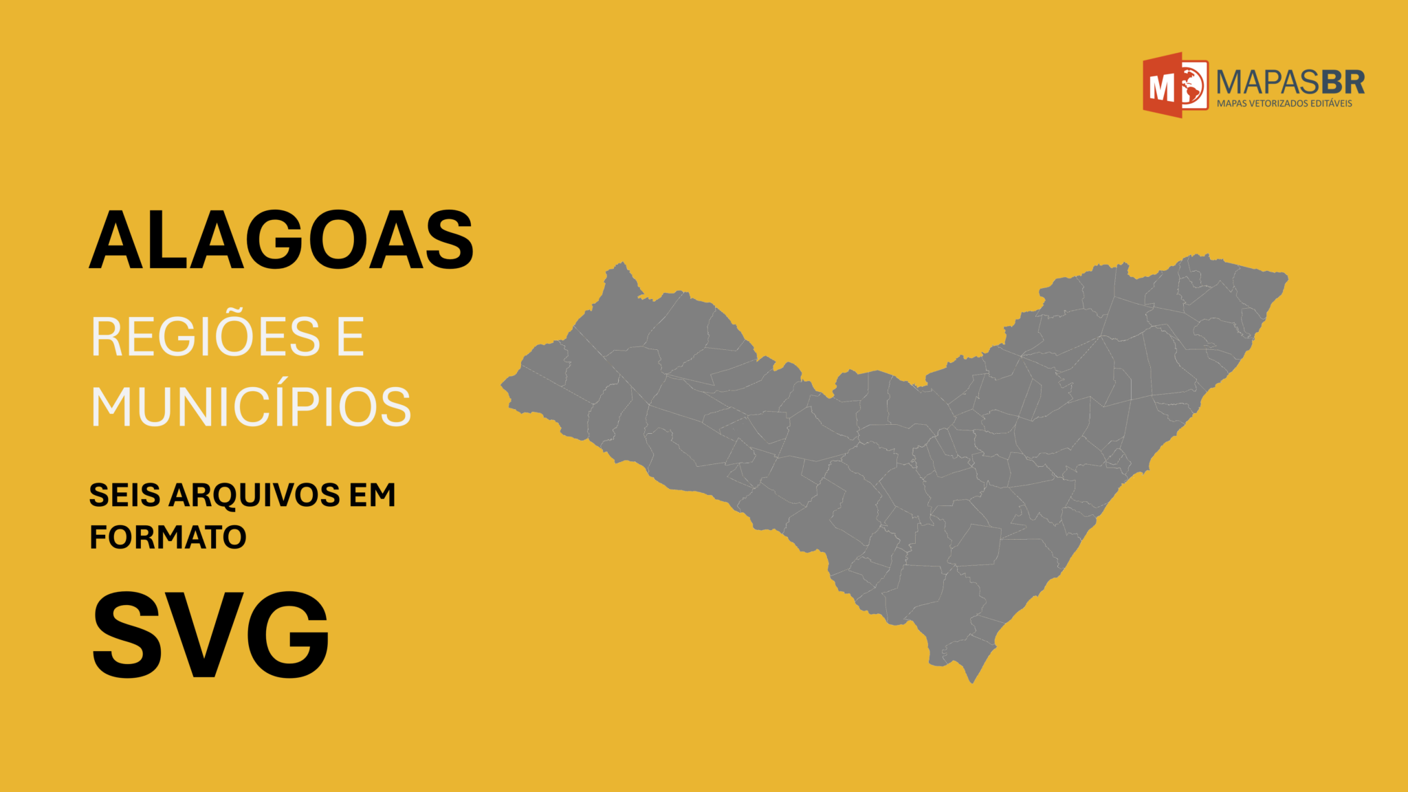 Mapas de Alagoas - Municípios e Regiões em SVG - Mapas BR