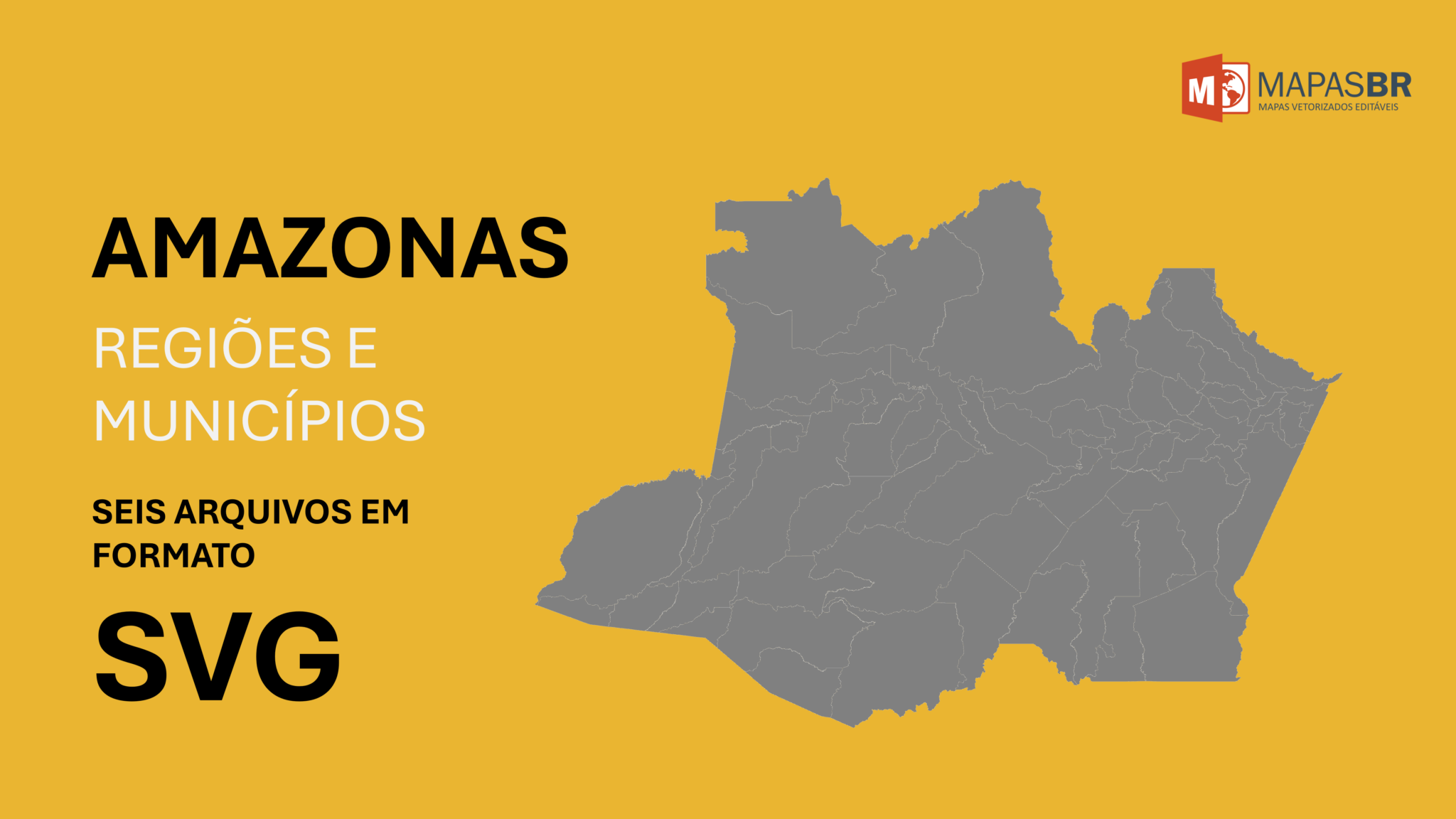 Mapas do Amazonas - Municípios e Regiões em SVG - Mapas BR