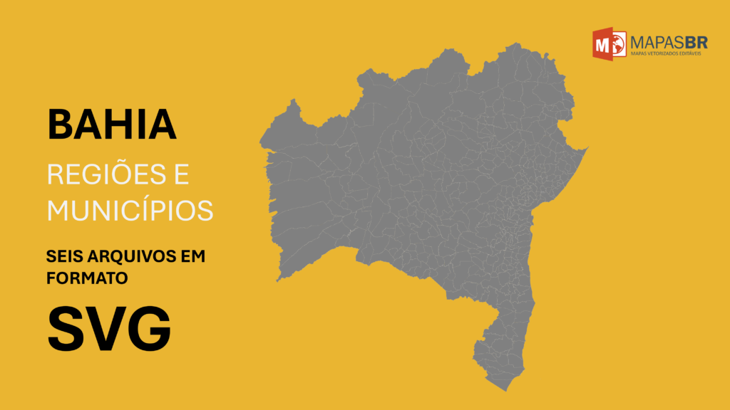 Mapas da Bahia - Municípios e Regiões em SVG - Mapas BR