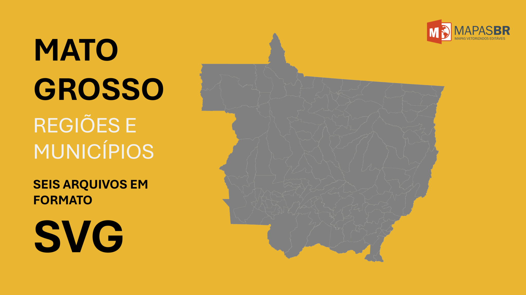 Mapas do Mato Grosso - Municípios e Regiões em SVG - Mapas BR