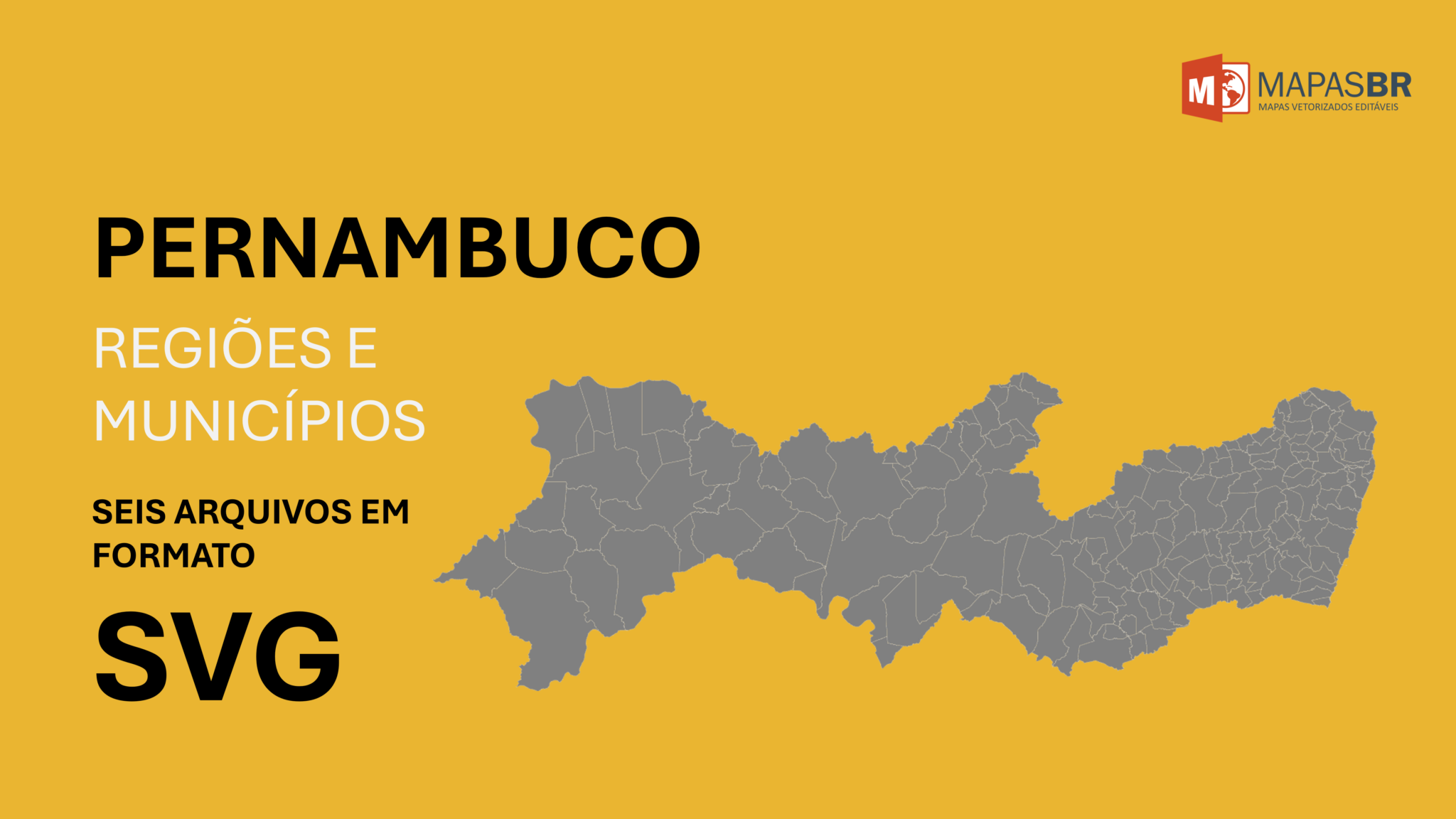 Mapas de Pernambuco - Municípios e Regiões em SVG - Mapas BR