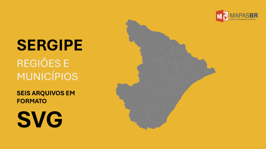 Mapas de Sergipe - Municípios e Regiões em SVG - Mapas BR