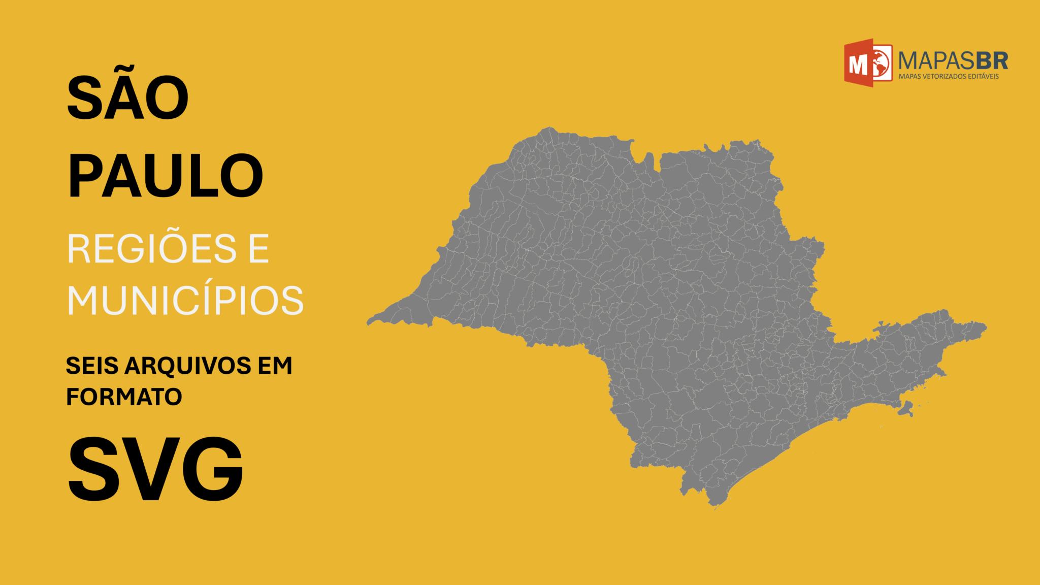 Mapas de São Paulo - Municípios e Regiões em SVG - Mapas BR